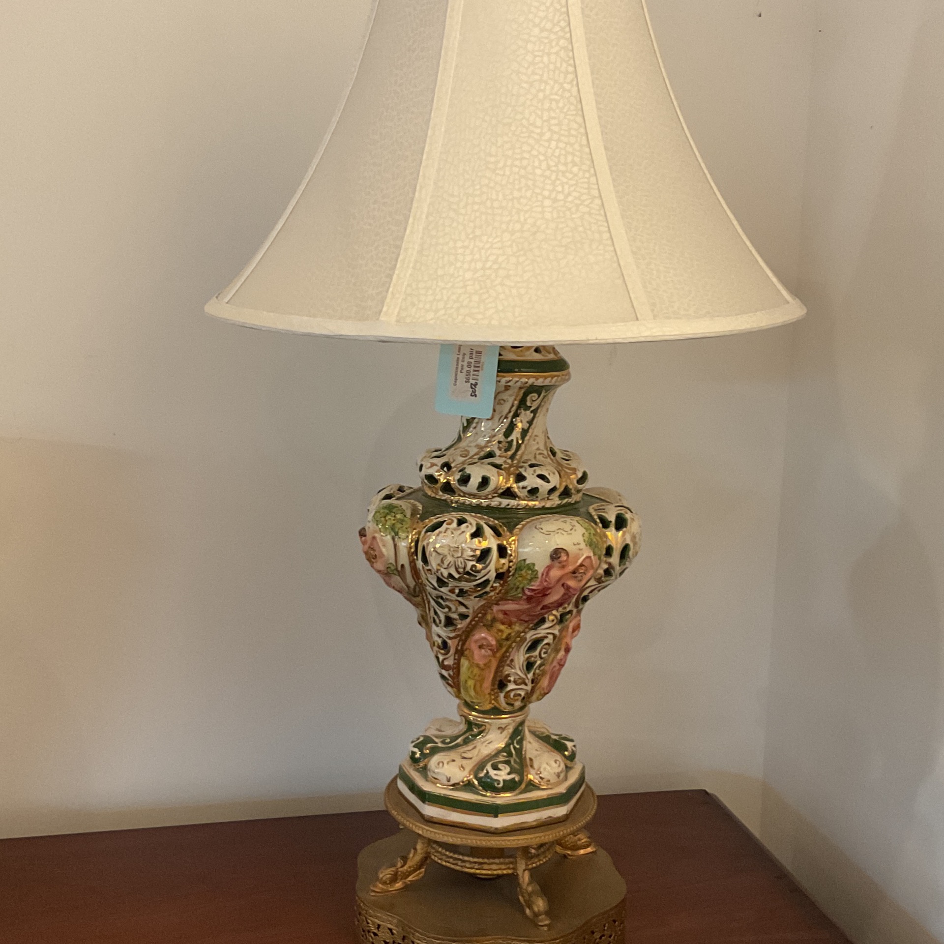 CAPODIMONTE LAMPS PAIR - 41 Home & Garden