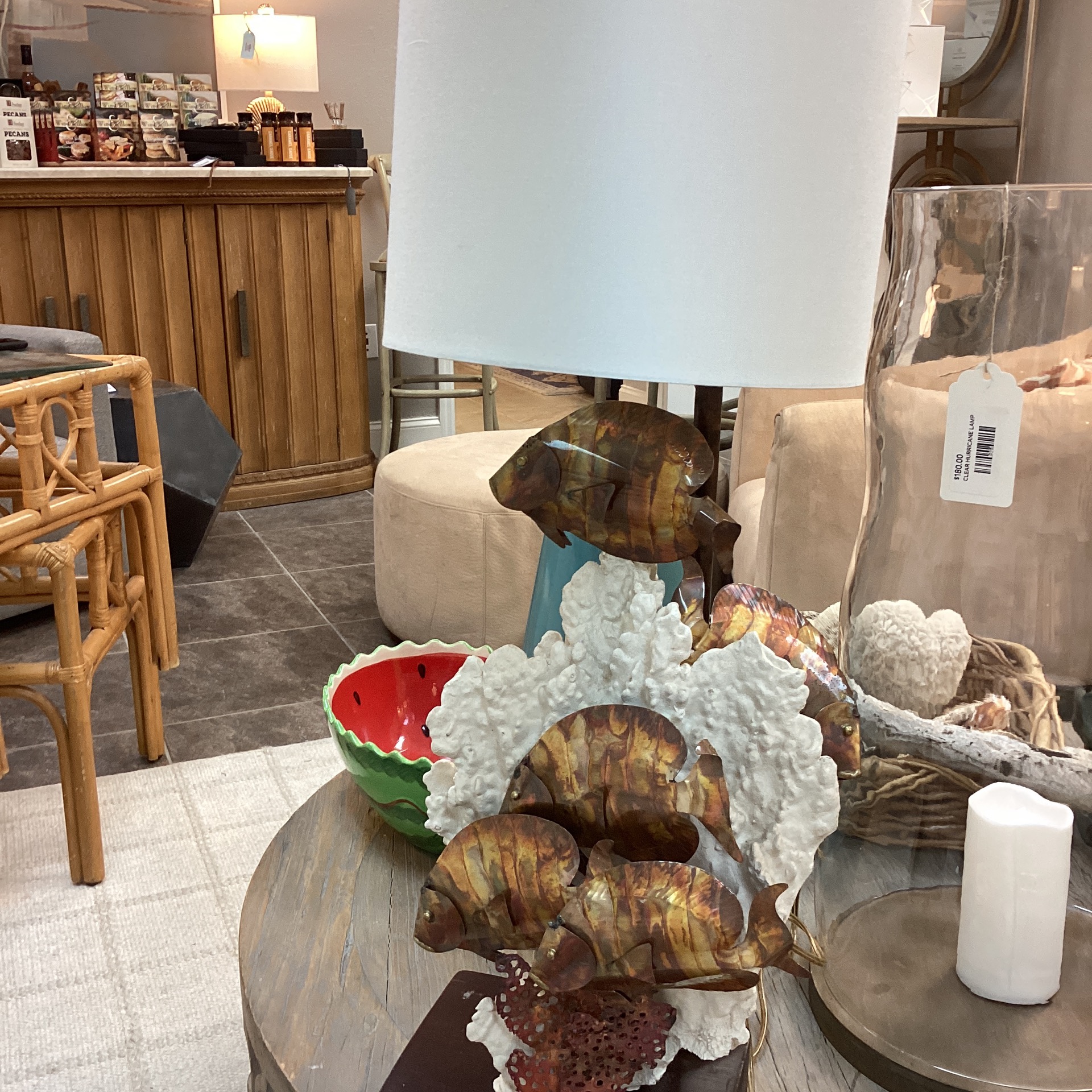 COPPER METAL FISH LAMPS - 41 Home & Garden